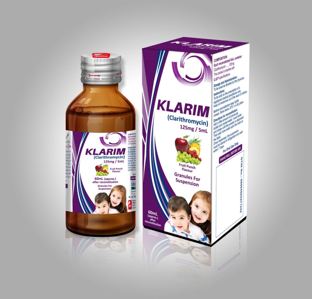 KLARIM-Clarithromycin-125mg5mL-Dry-Suspension-3D-Design - Taqwa ...
